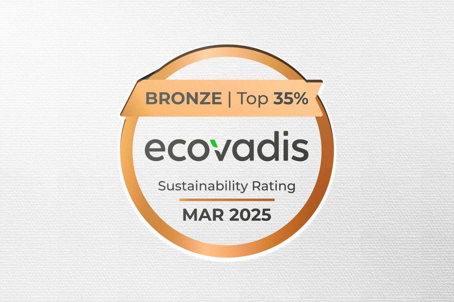 Bronze award from EcoVadis for sustainability performance - FORTÉ ...